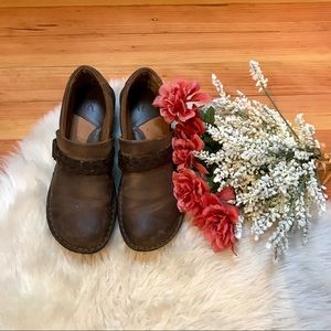 b.o.c. | Shoes | Boc Braided Detail Full Mule Clog Genuine Leather ...